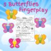 Fingerplay: The Five Butterflies | kidCourses