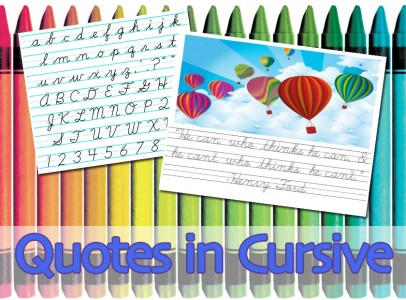 Quotes in Cursive #4: The D’Nealian Script Alphabet, 3-Lined Paper, & a ...