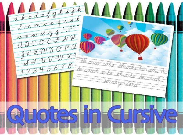 Quotes in Cursive #4: The D’Nealian Script Alphabet, 3-Lined Paper, & a ...
