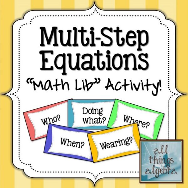 Spicing up the Secondary Math Classroom: #5 - Math Libs | kidCourses